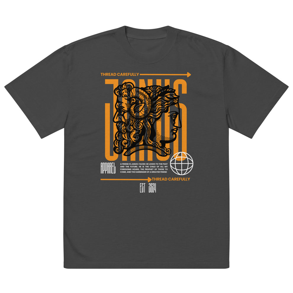 Janus | Premium Oversized faded t-shirt – Thread Carefully